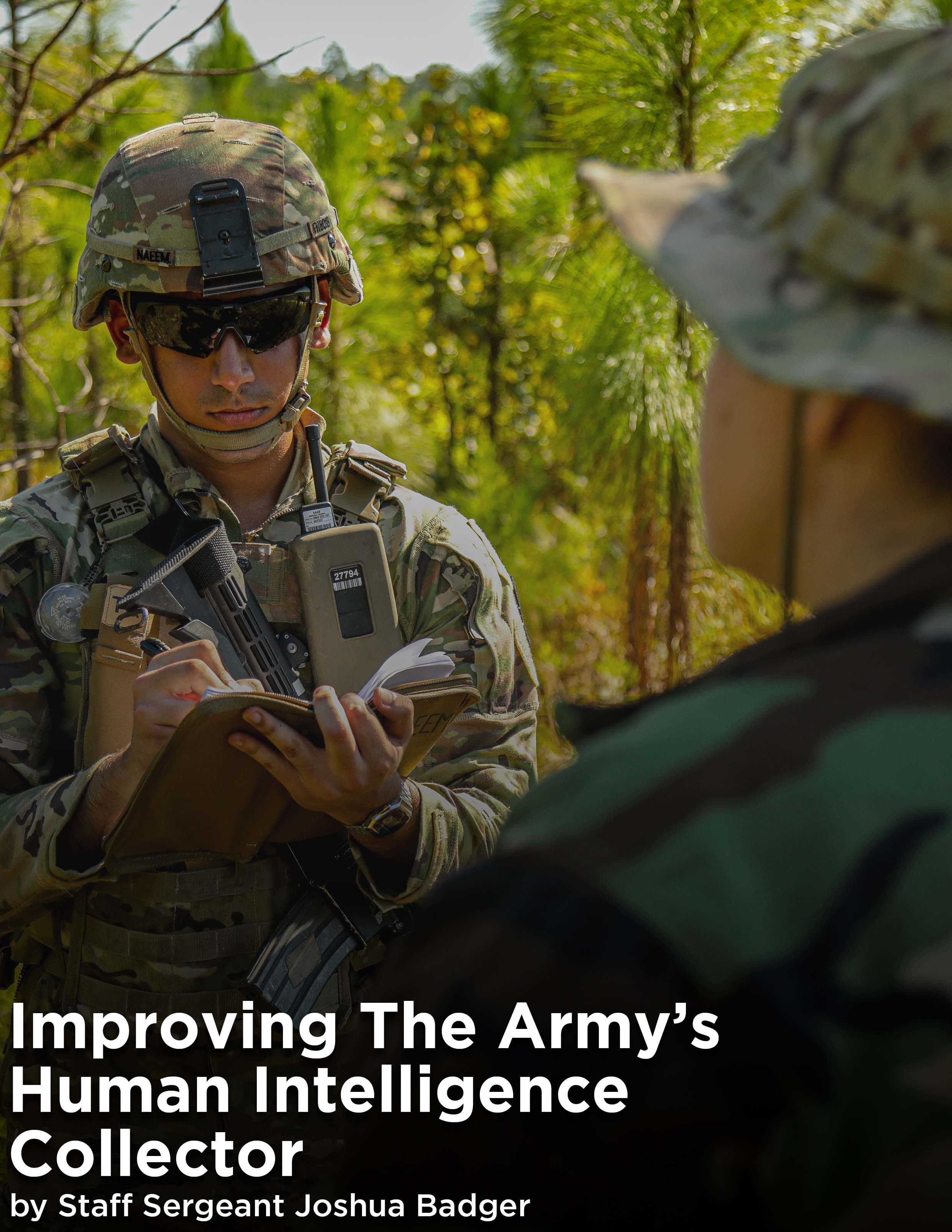 Improving The Army’s Human Intelligence Collector